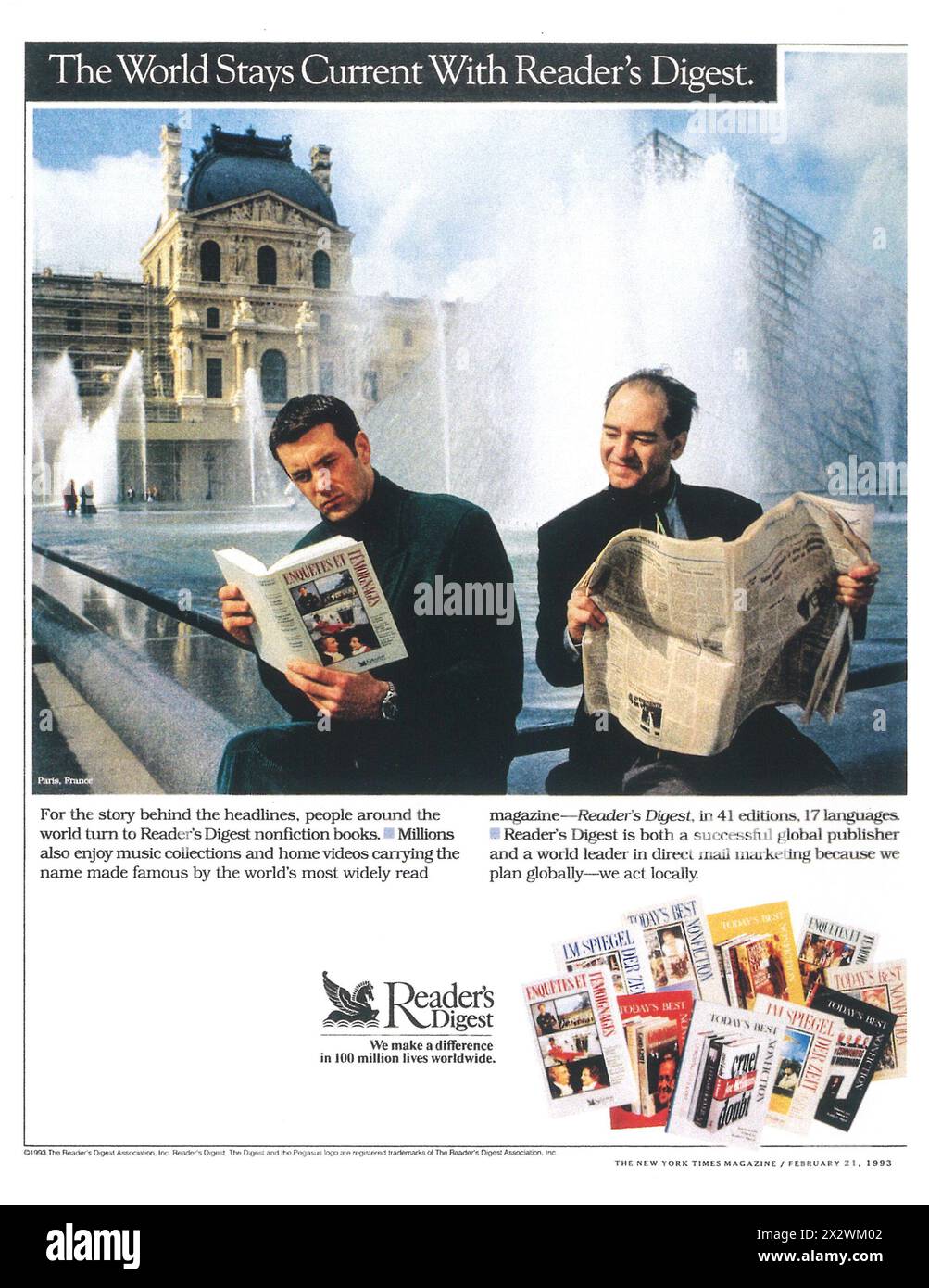 1990s Reader's Digest ad Stock Photo - Alamy