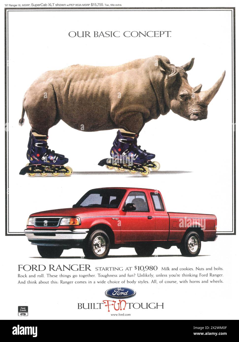1997 Ford Ranger Ad Stock Photo - Alamy