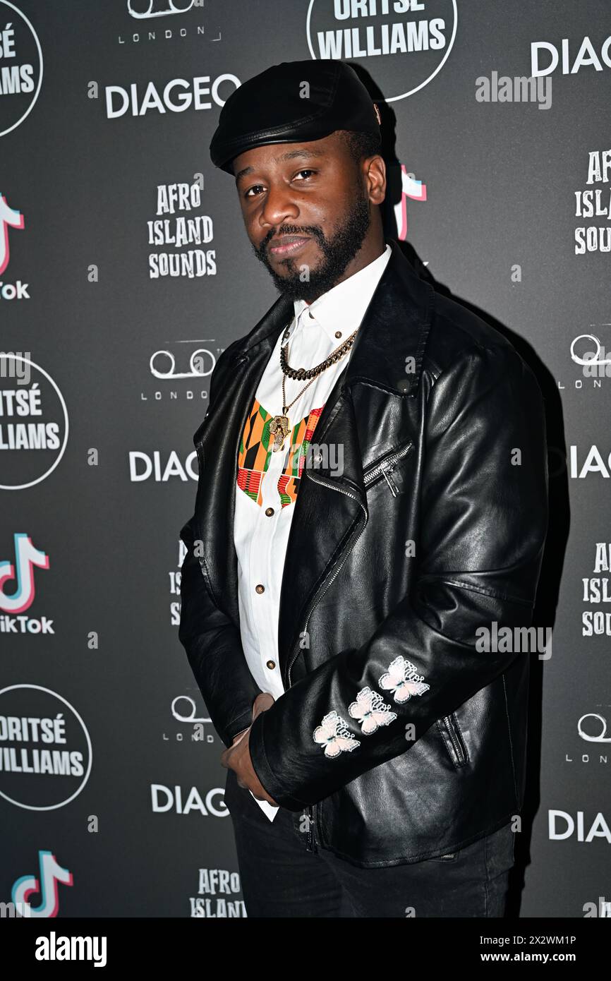 London, UK. 23rd Apr, 2024. Yaw Darko attends Oritsé Williams (JLS ...