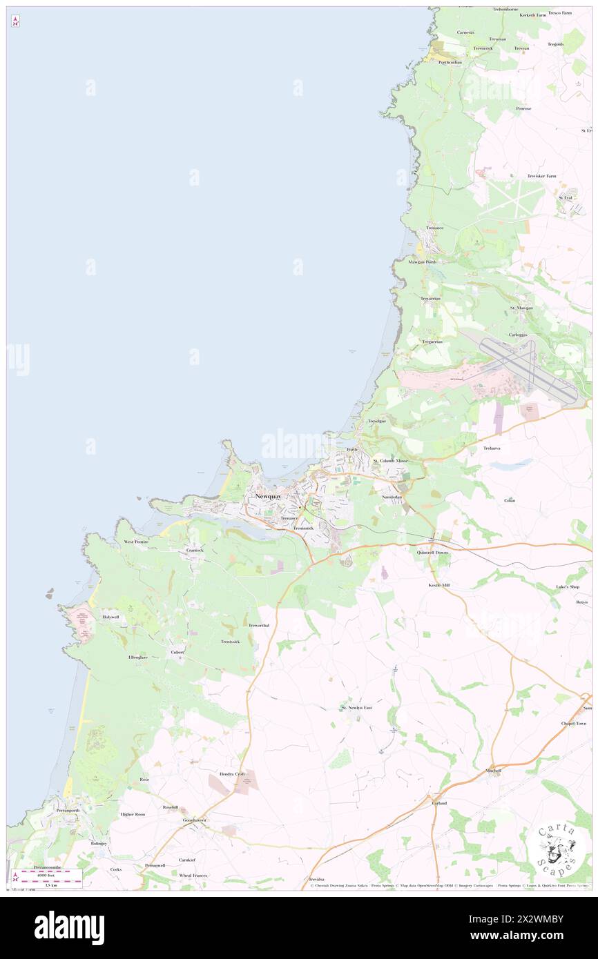 Newquay, Cornwall, GB, United Kingdom, England, N 50 24' 56'', S 5 4 ...