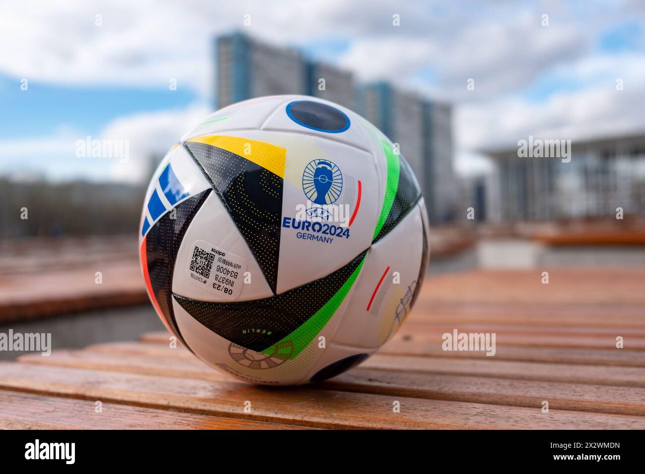 April 17, 2024, Berlin, Germany. The official ball of the European ...