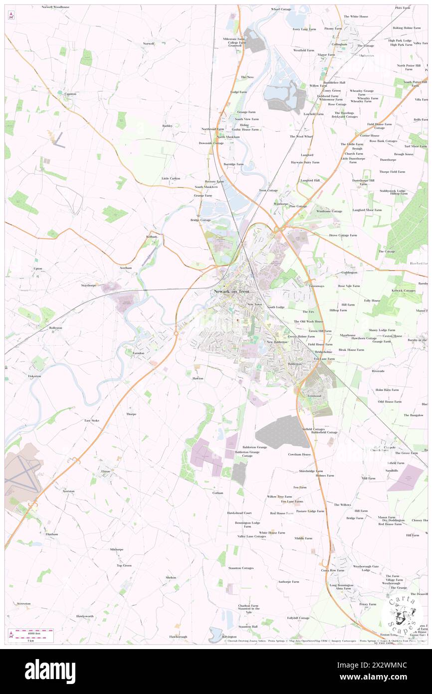Newark on Trent, Nottinghamshire, GB, United Kingdom, England, N 53 4 ...
