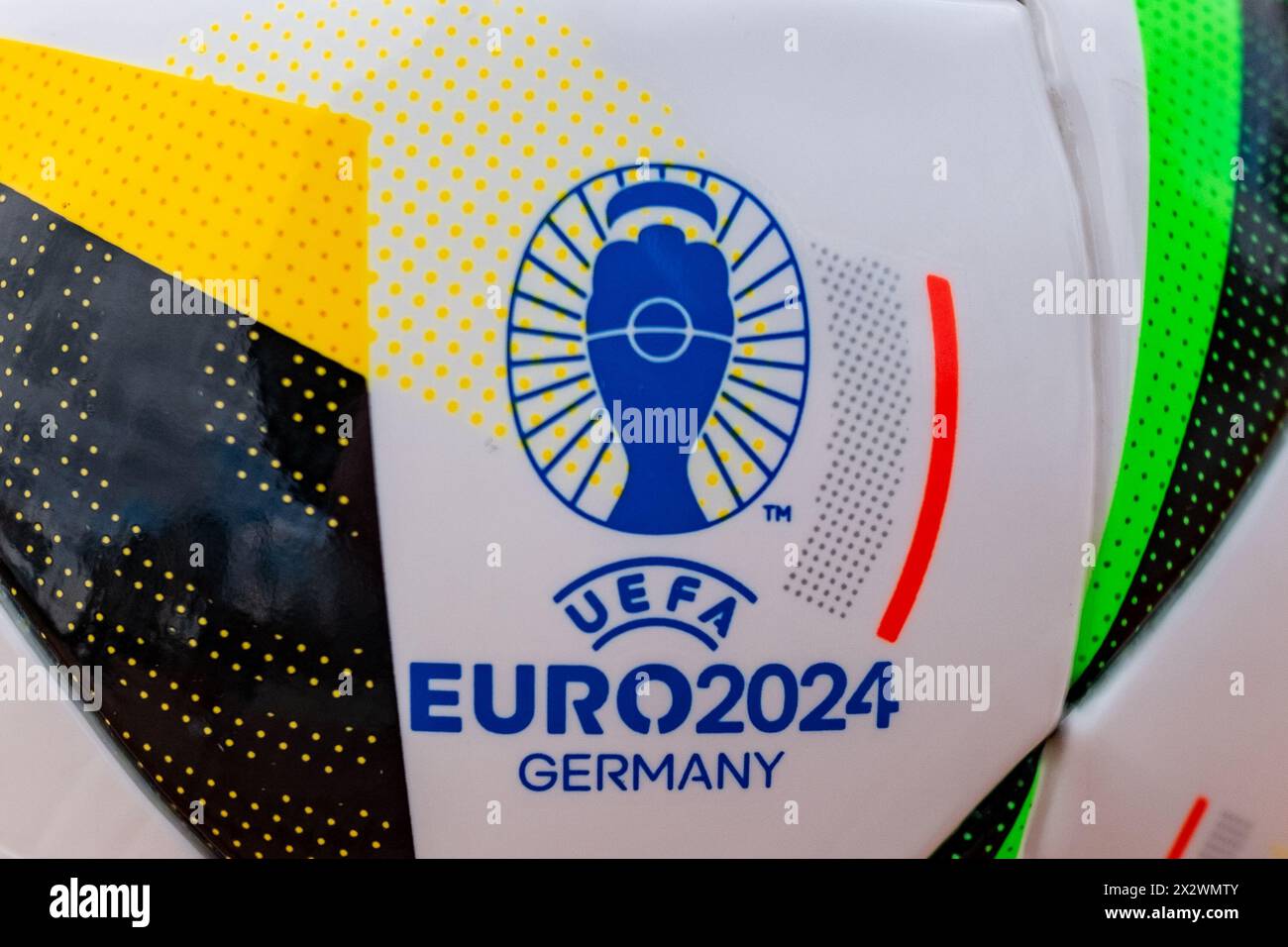 April 17, 2024, Berlin, Germany. The official ball of the European ...