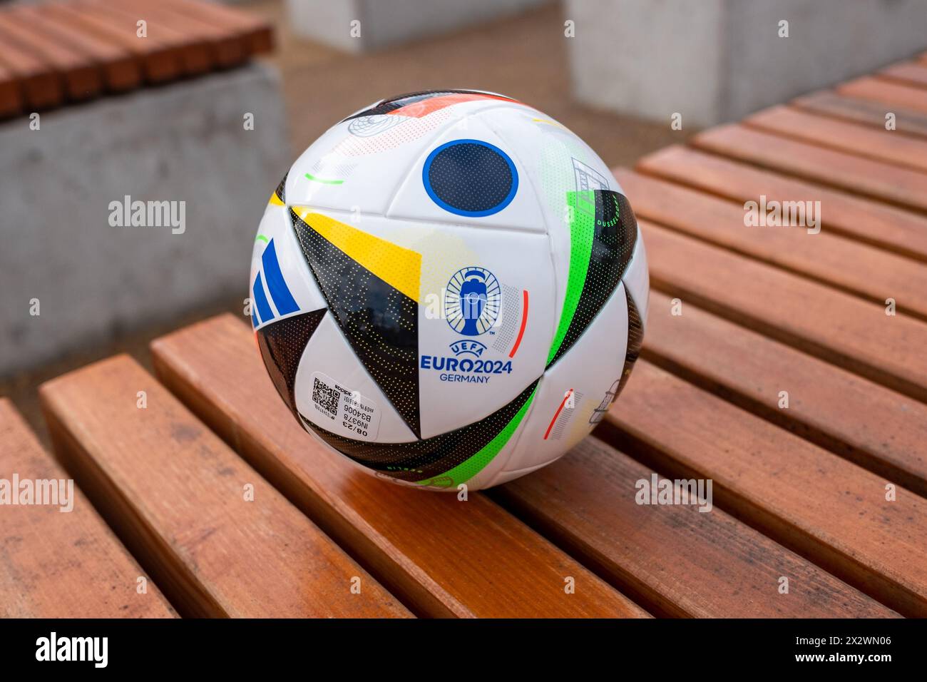 April 17, 2024, Berlin, Germany. The official ball of the European ...