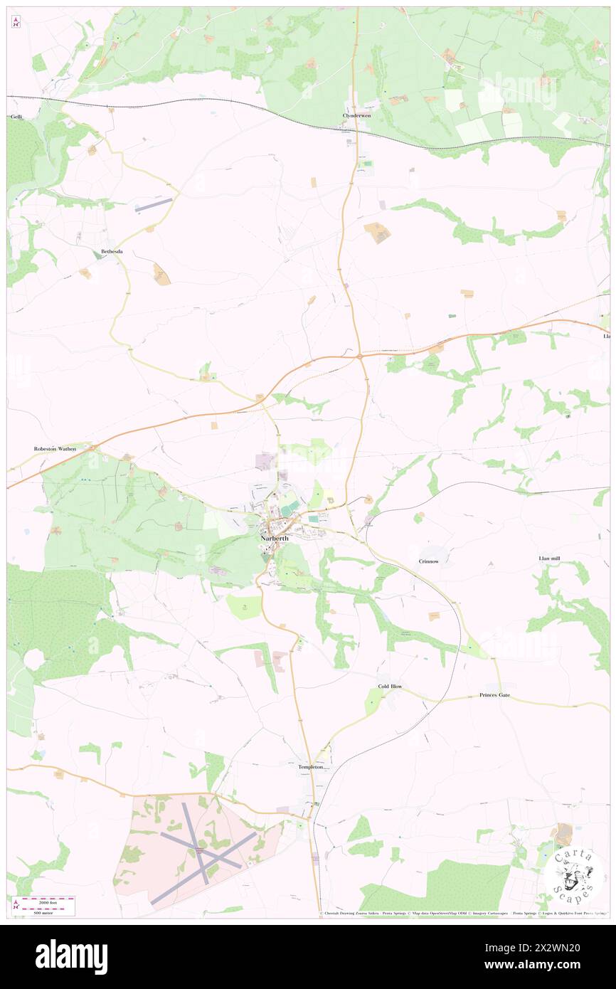 Narberth, Pembrokeshire, GB, United Kingdom, Wales, N 51 47' 52'', S 4 ...
