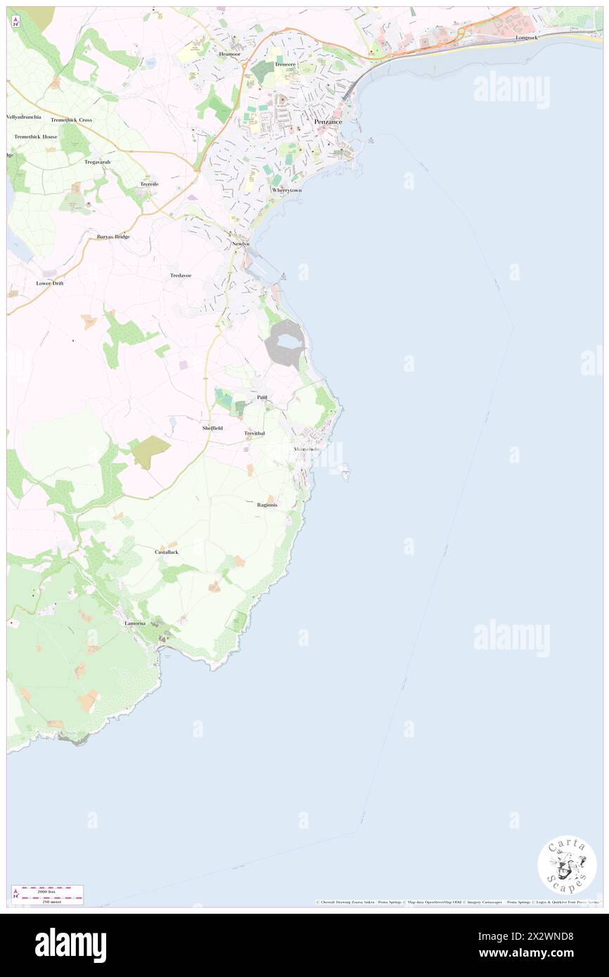 Mousehole, Cornwall, GB, United Kingdom, England, N 50 4' 59'', S 5 32 ...