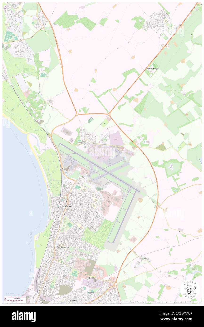 Monkton, South Ayrshire, GB, United Kingdom, Scotland, N 55 30' 48'', S ...