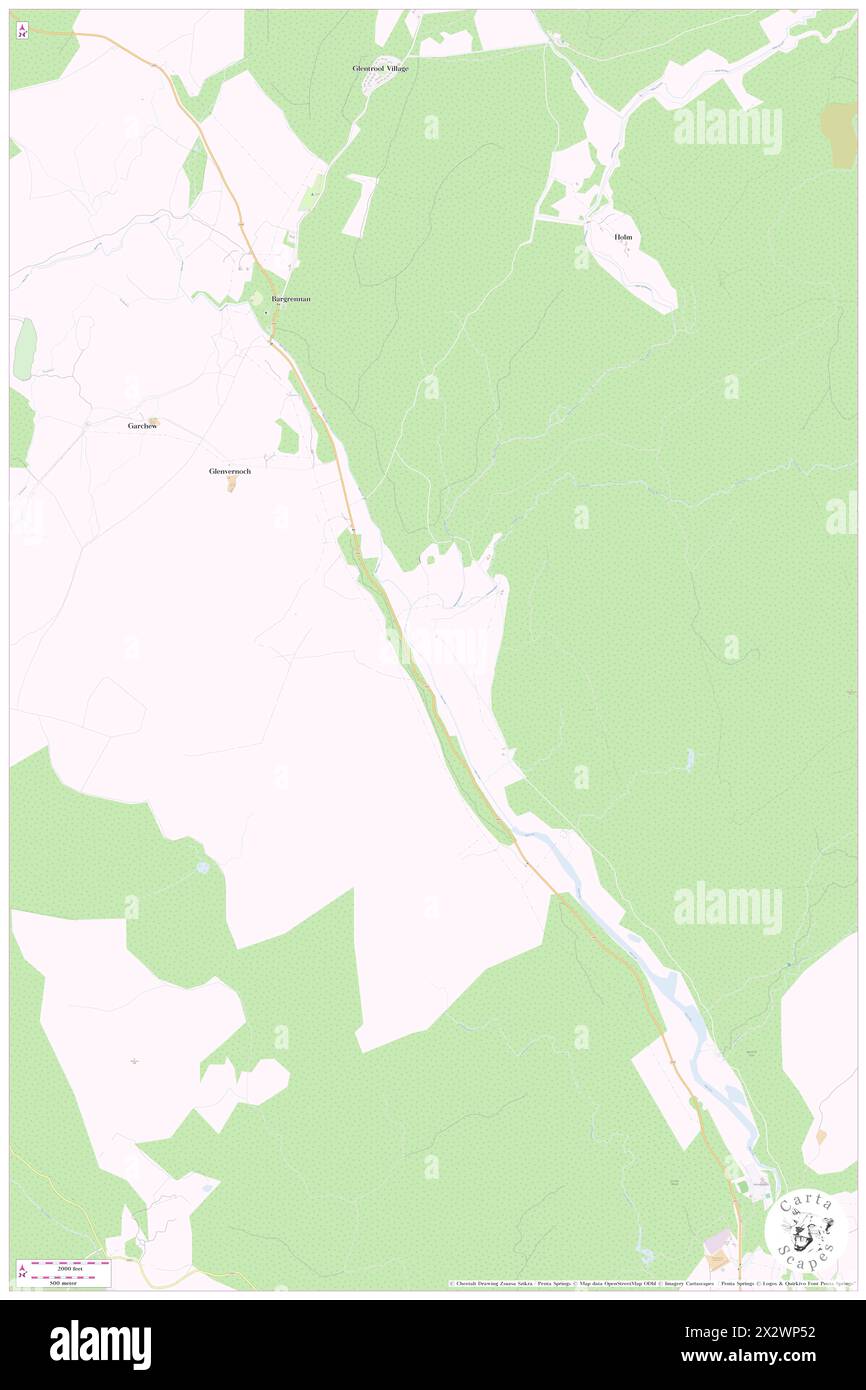Water of Minnoch, GB, United Kingdom, Scotland, N 55 1' 59'', S 4 34' 0 ...