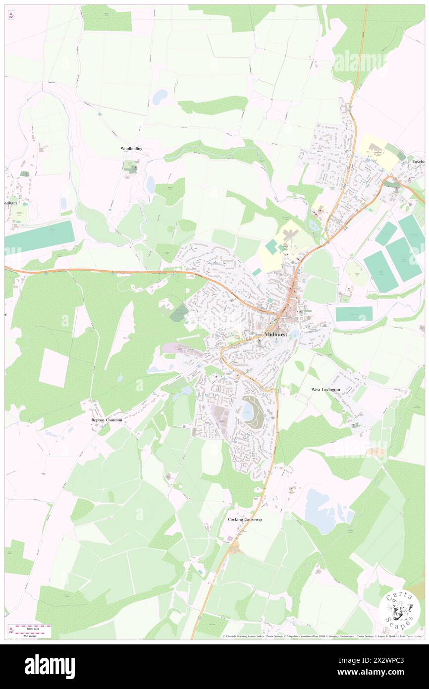 Midhurst map hi-res stock photography and images - Alamy