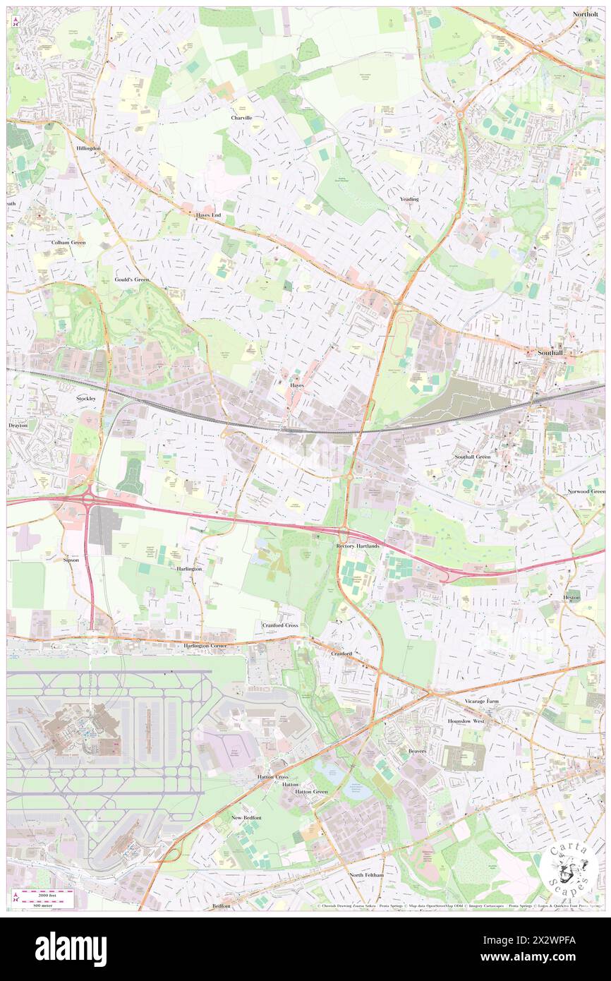 Middlesex england map Cut Out Stock Images & Pictures - Alamy