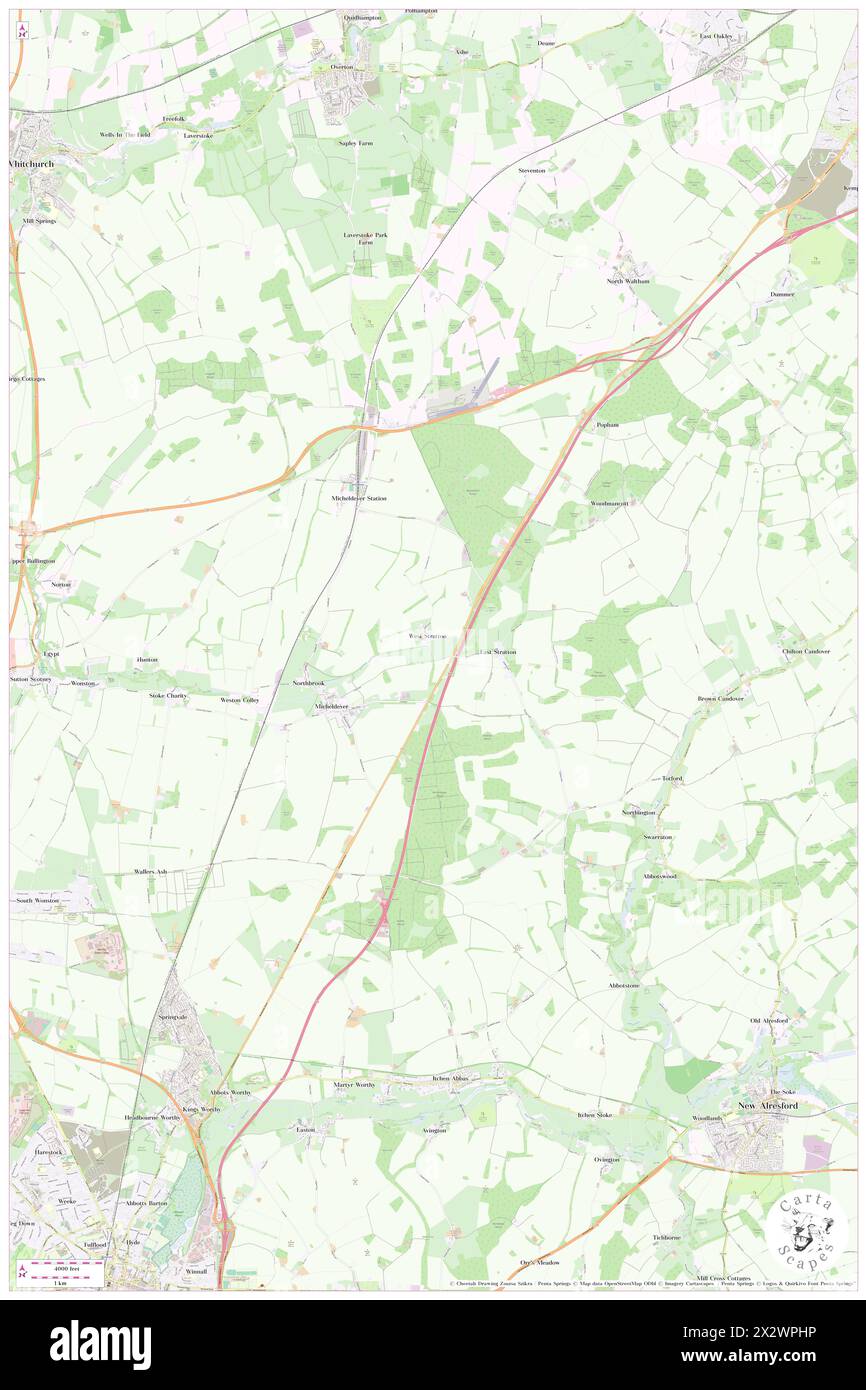 Micheldever map hi-res stock photography and images - Alamy