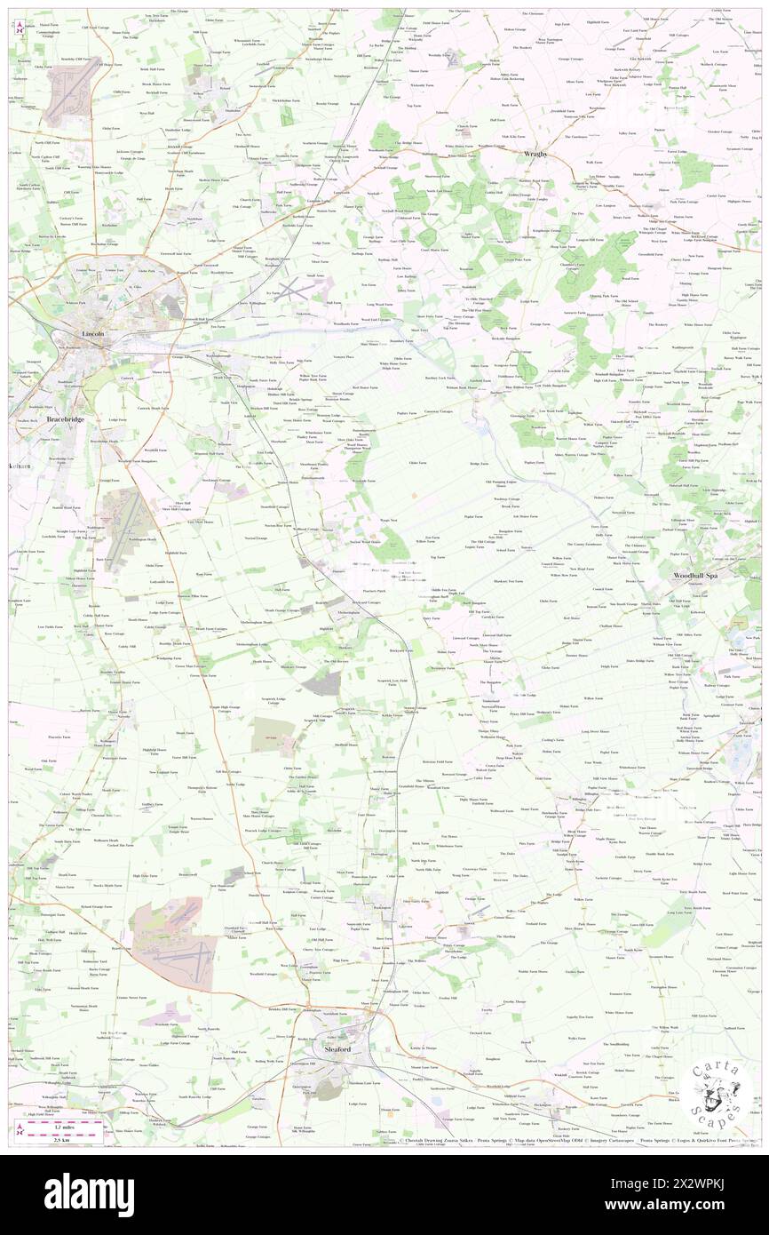 Metheringham, Lincolnshire, GB, United Kingdom, England, N 53 8' 24 ...