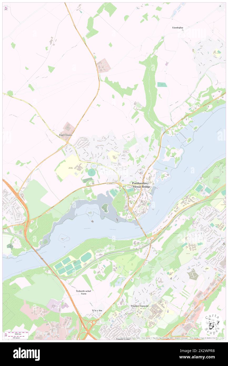 Menai Bridge, Anglesey, GB, United Kingdom, Wales, N 53 13' 39'', S 4 ...