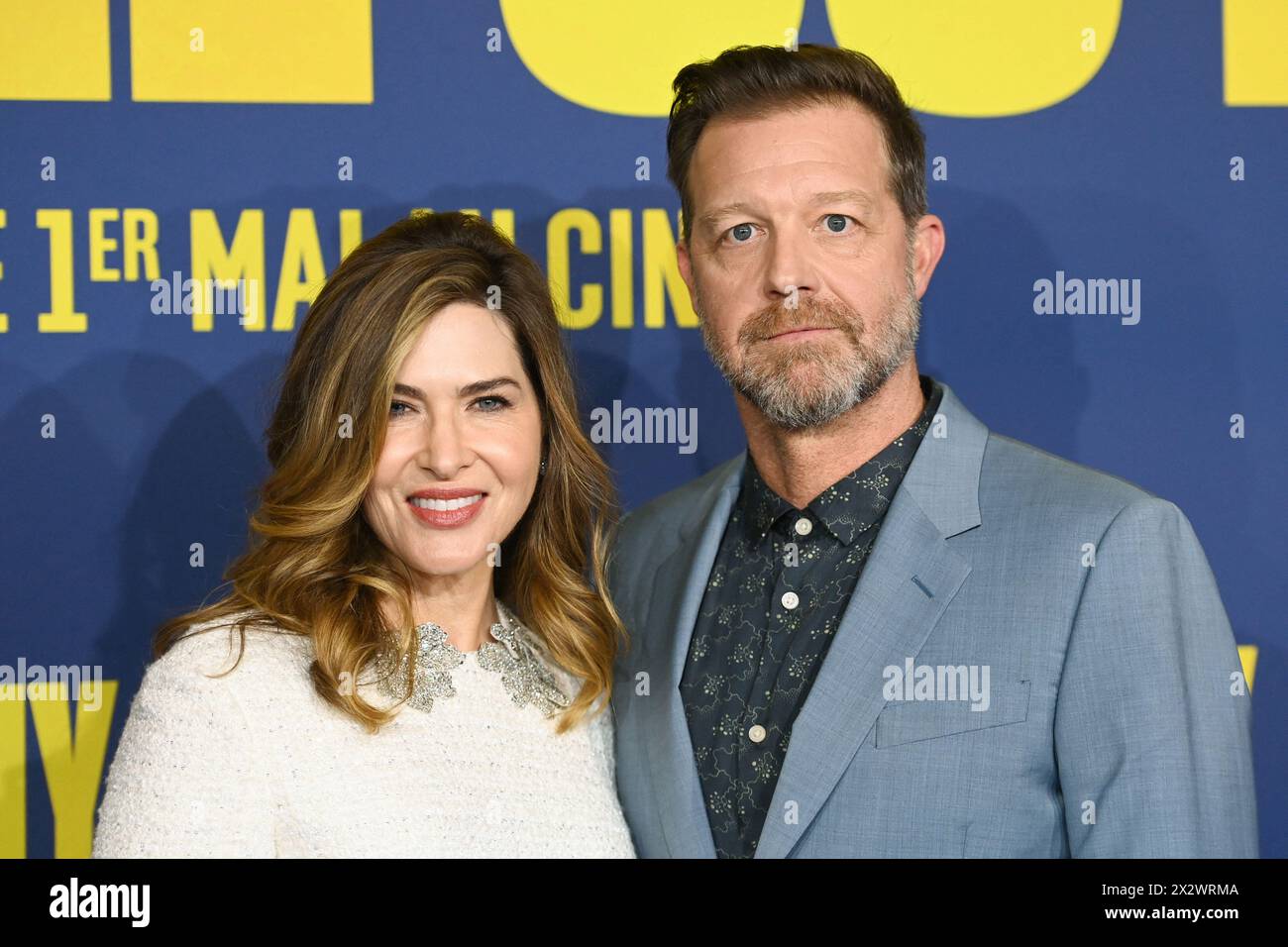 Paris, France. 23rd Apr, 2024. Kelly McCormick and David Leitch ...