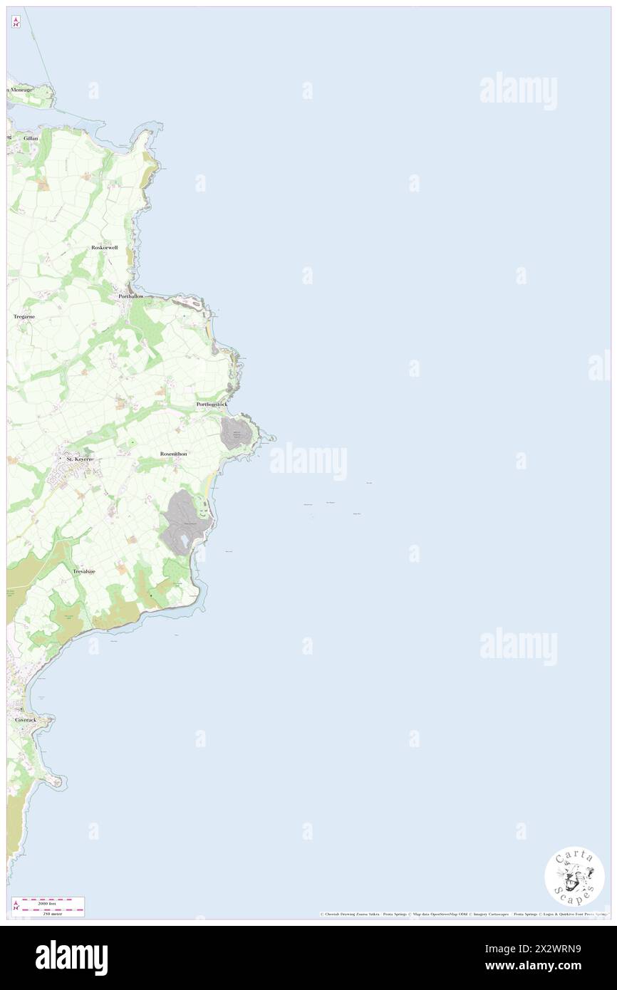 The Manacles, GB, United Kingdom, England, N 50 2' 59'', S 5 2' 59 ...