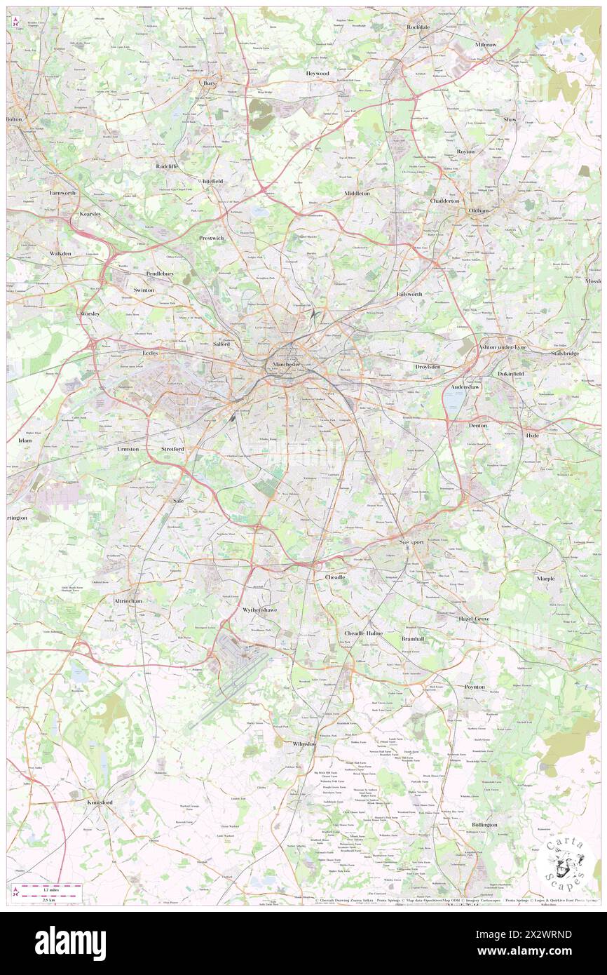 Manchester, Manchester, GB, United Kingdom, England, N 53 28' 51'', S 2 ...