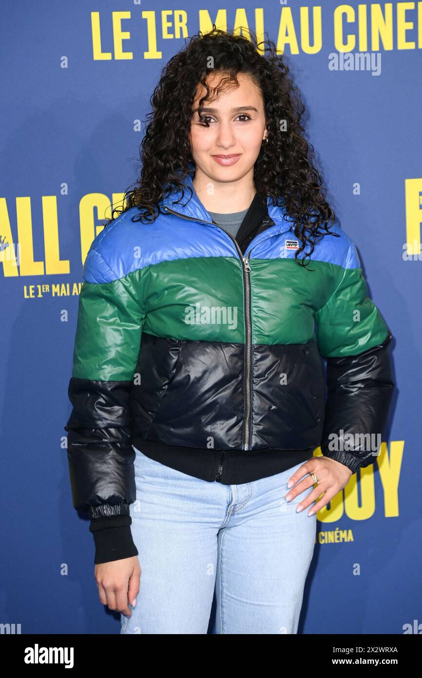 Paris, France. 23rd Apr, 2024. Oulaya Amamra attending The Fall Guy ...