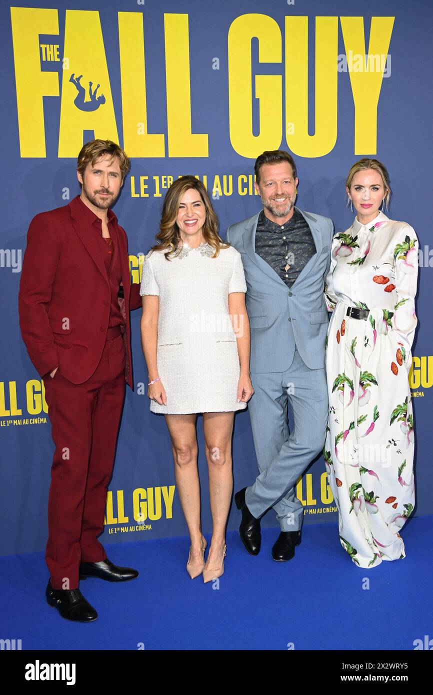 Paris, France. 23rd Apr, 2024. Ryan Gosling, Kelly McCormick, David ...