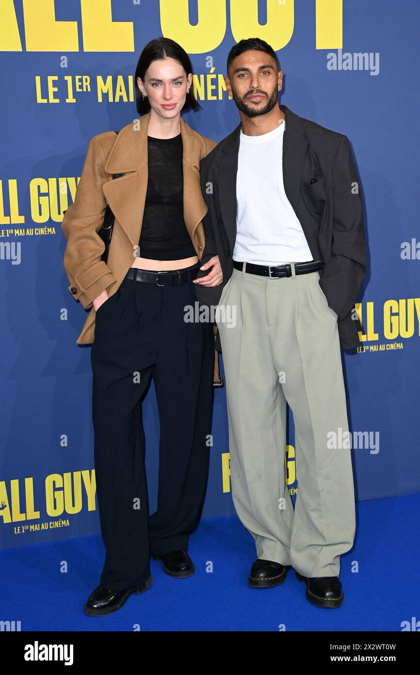 Paris, France. 23rd Apr, 2024. Kristel Van De Kamp and Nassim Lyes ...