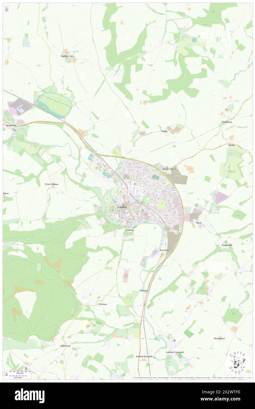 Ludlow, Shropshire, GB, United Kingdom, England, N 52 22' 18'', S 2 43 ...