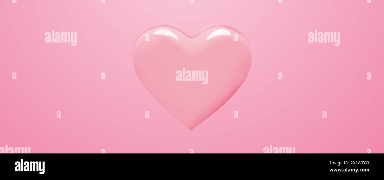 Heart shape vector pink Stock Vector Images - Alamy