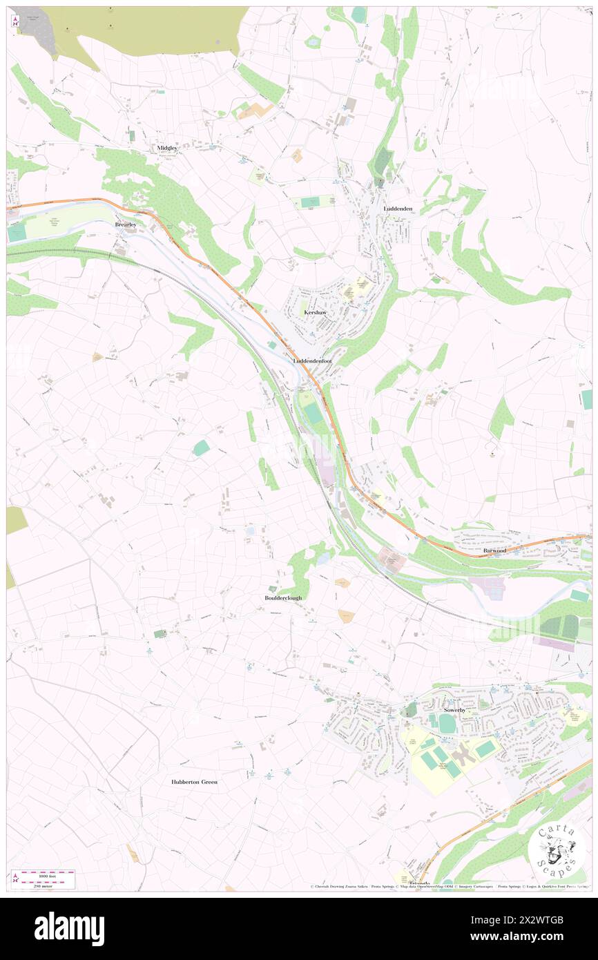 Luddenden Foot, Calderdale, GB, United Kingdom, England, N 53 43' 7 ...