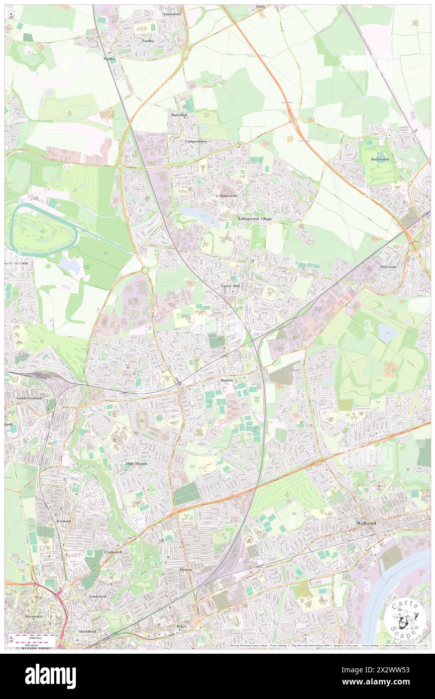 Longbenton, North Tyneside, GB, United Kingdom, England, N 55 1' 3'', S ...