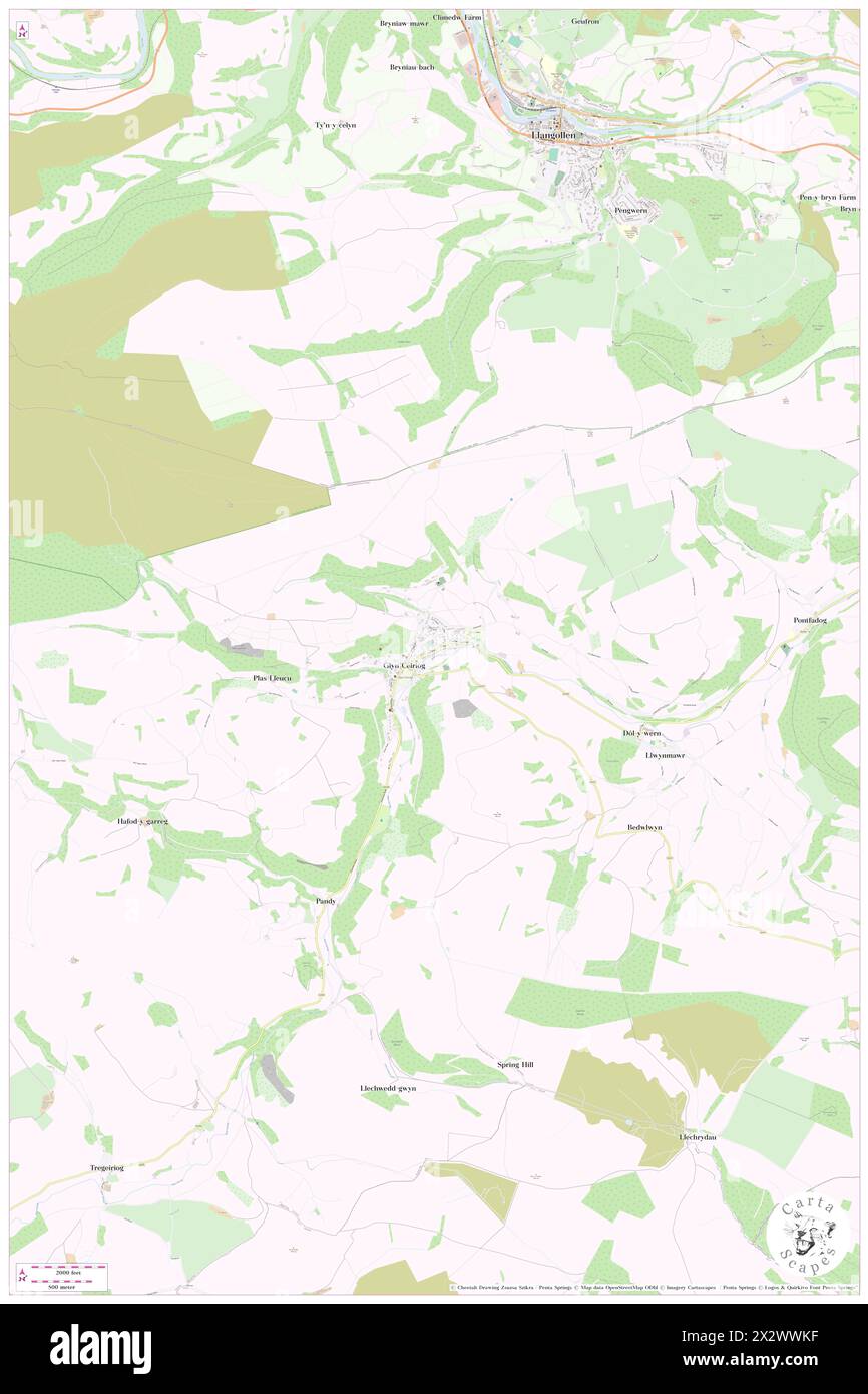Llansantffraid Glyn Ceiriog, Wrexham, GB, United Kingdom, Wales, N 52 ...