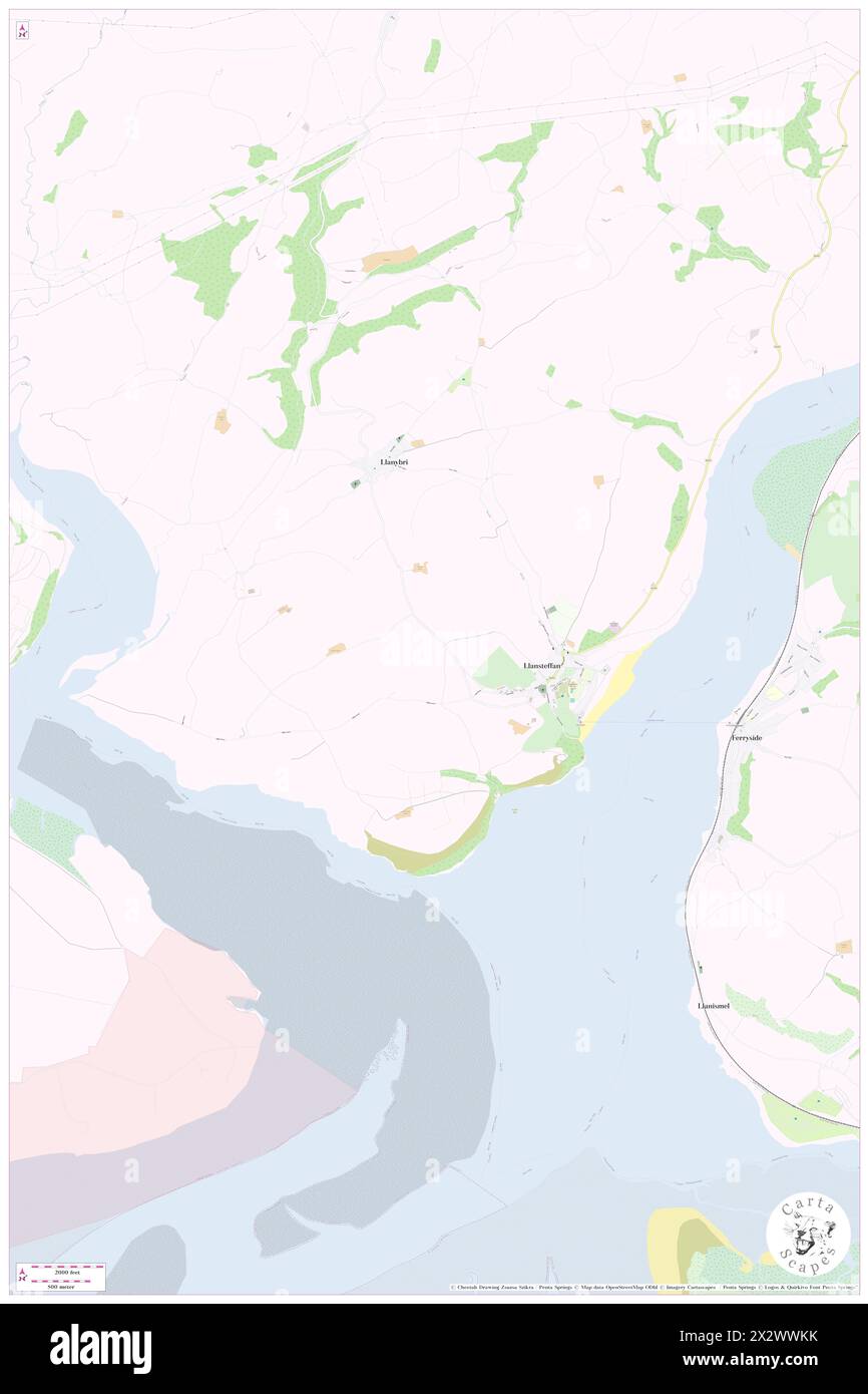 Llansteffan, Carmarthenshire, GB, United Kingdom, Wales, N 51 46' 19 ...