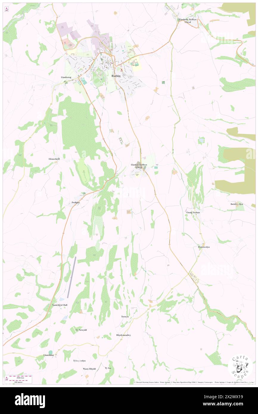 Llanfair-Dyffryn-Clwyd, Denbighshire, GB, United Kingdom, Wales, N 53 4 ...