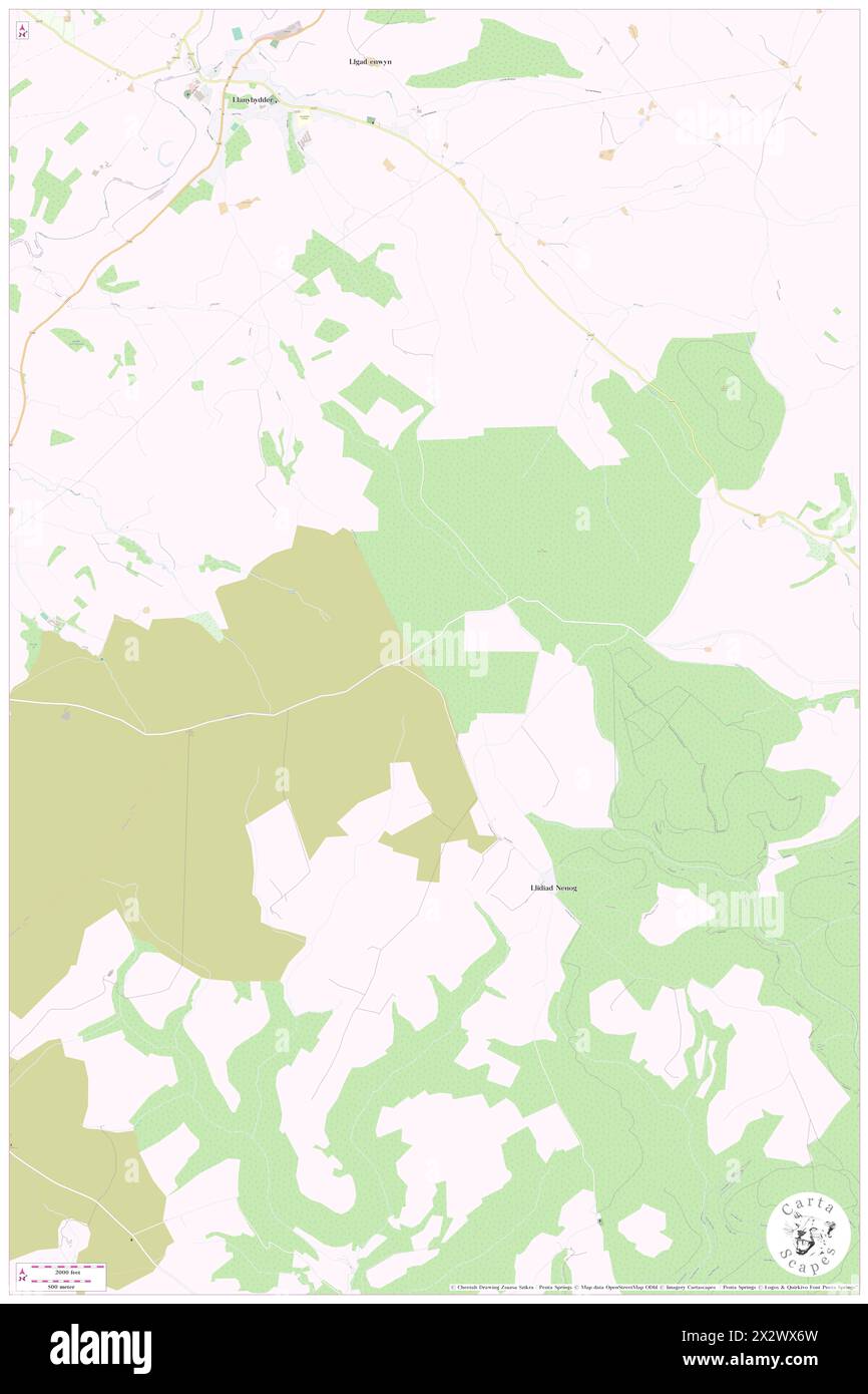 Mynydd Llanbyther, Carmarthenshire, GB, United Kingdom, Wales, N 52 1 ...
