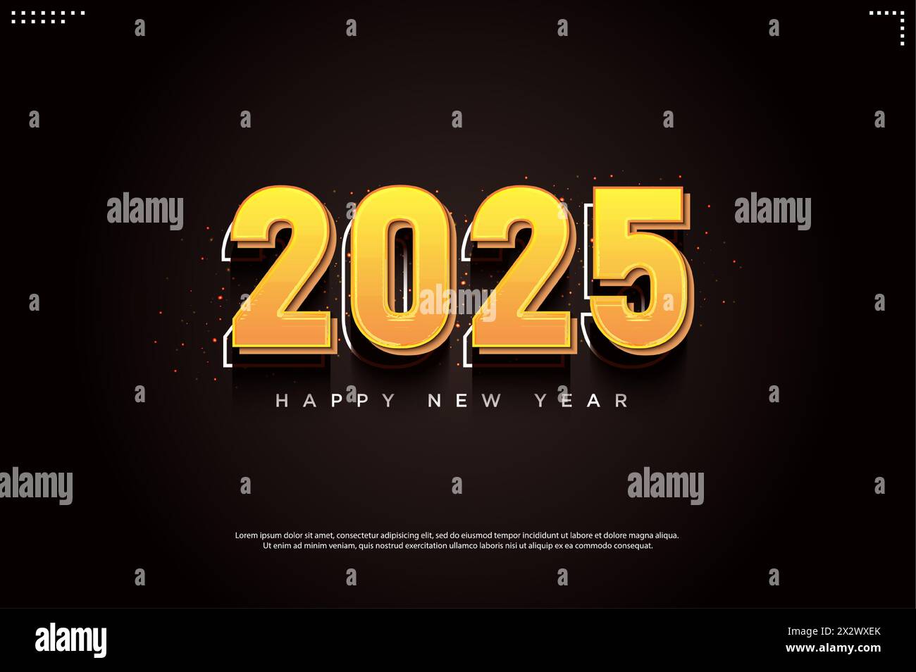 Lucky numbers typography Stock Vector Images - Alamy