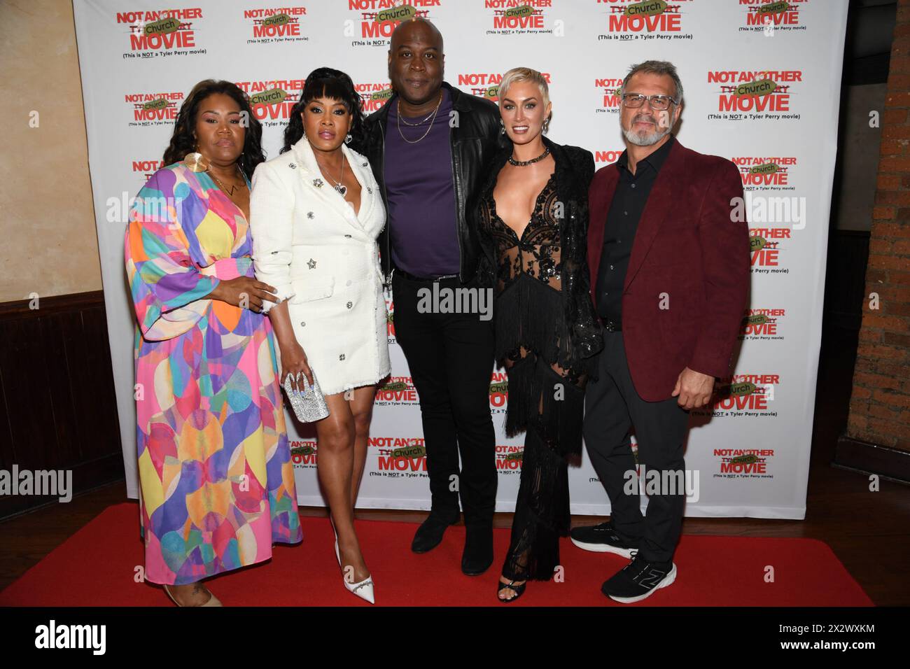 New York, USA. 23rd Apr, 2024. Luc Ashley, Vivica A. Fox, Kevin Daniels ...