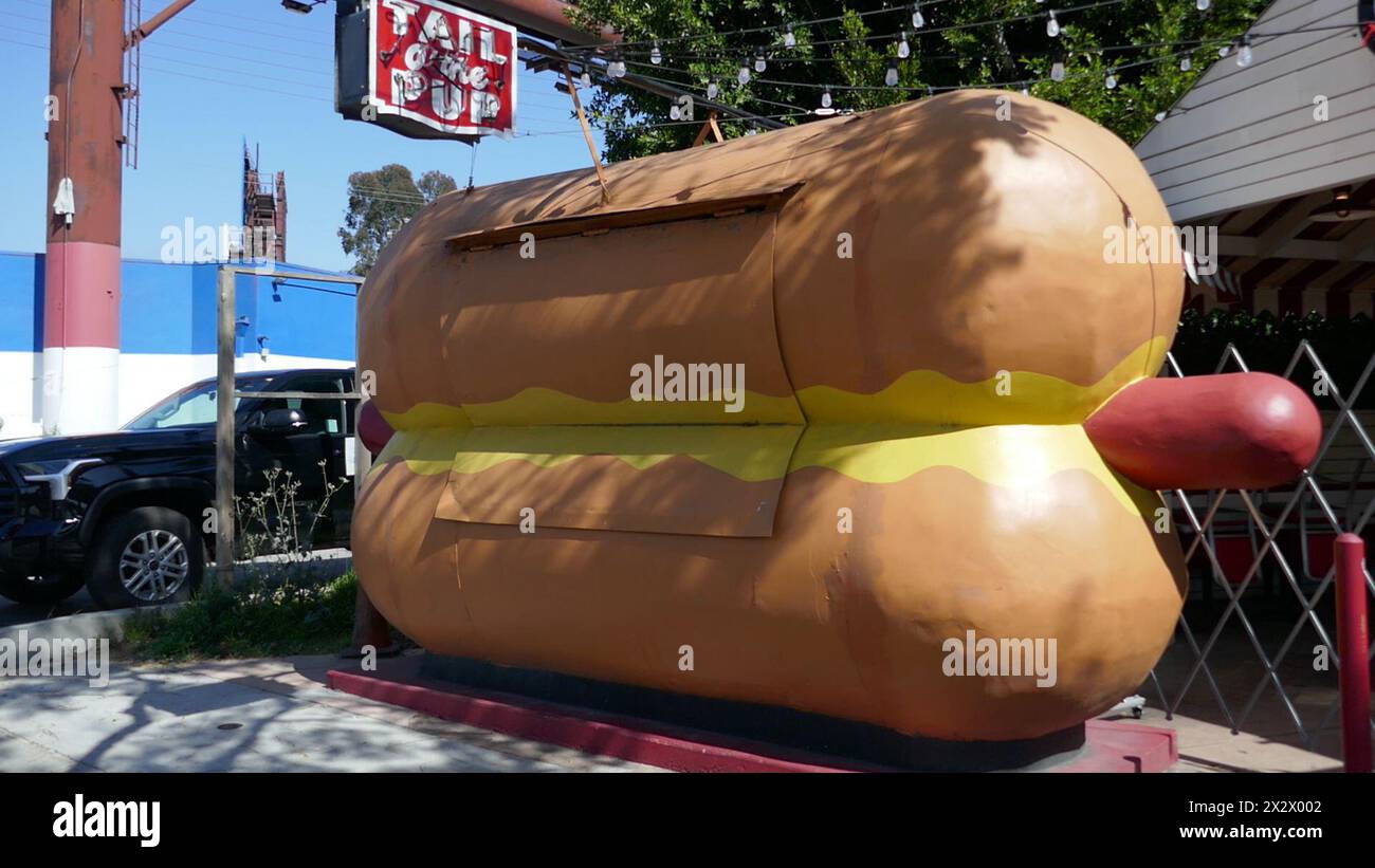 Los Angeles, California, USA 23rd April 2024 Tail OÕ the Pup Hot Dog ...