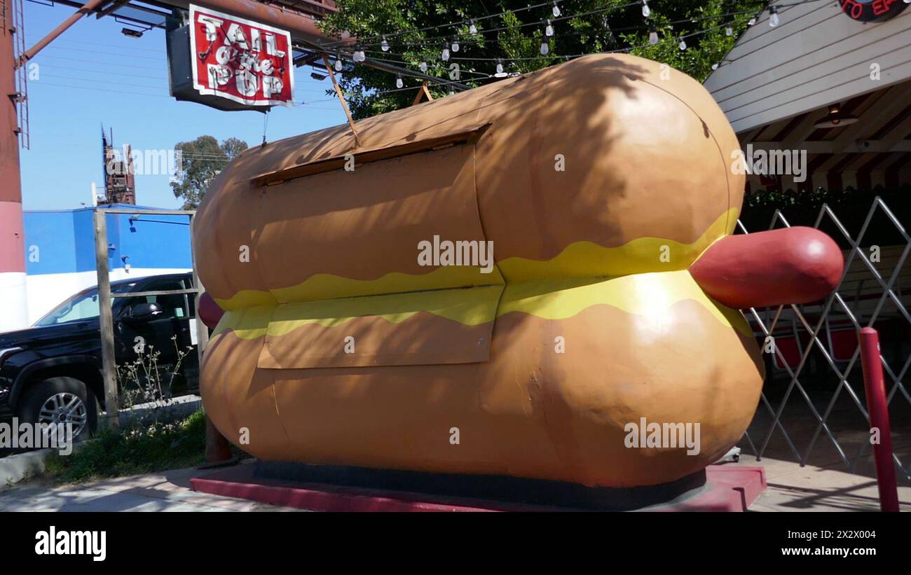 Los Angeles, California, USA 23rd April 2024 Tail OÕ the Pup Hot Dog ...