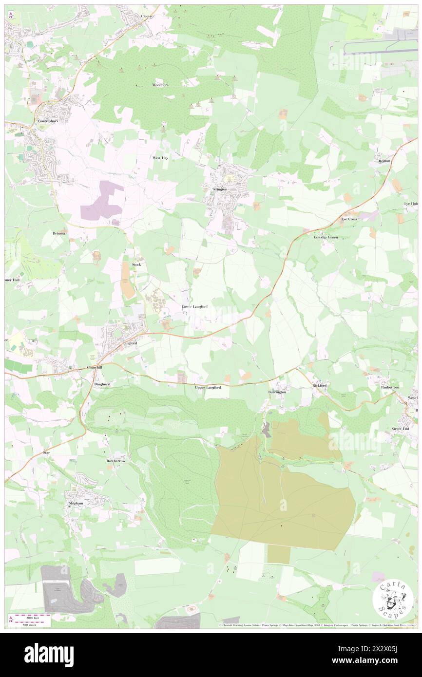 Map of langford hi-res stock photography and images - Alamy