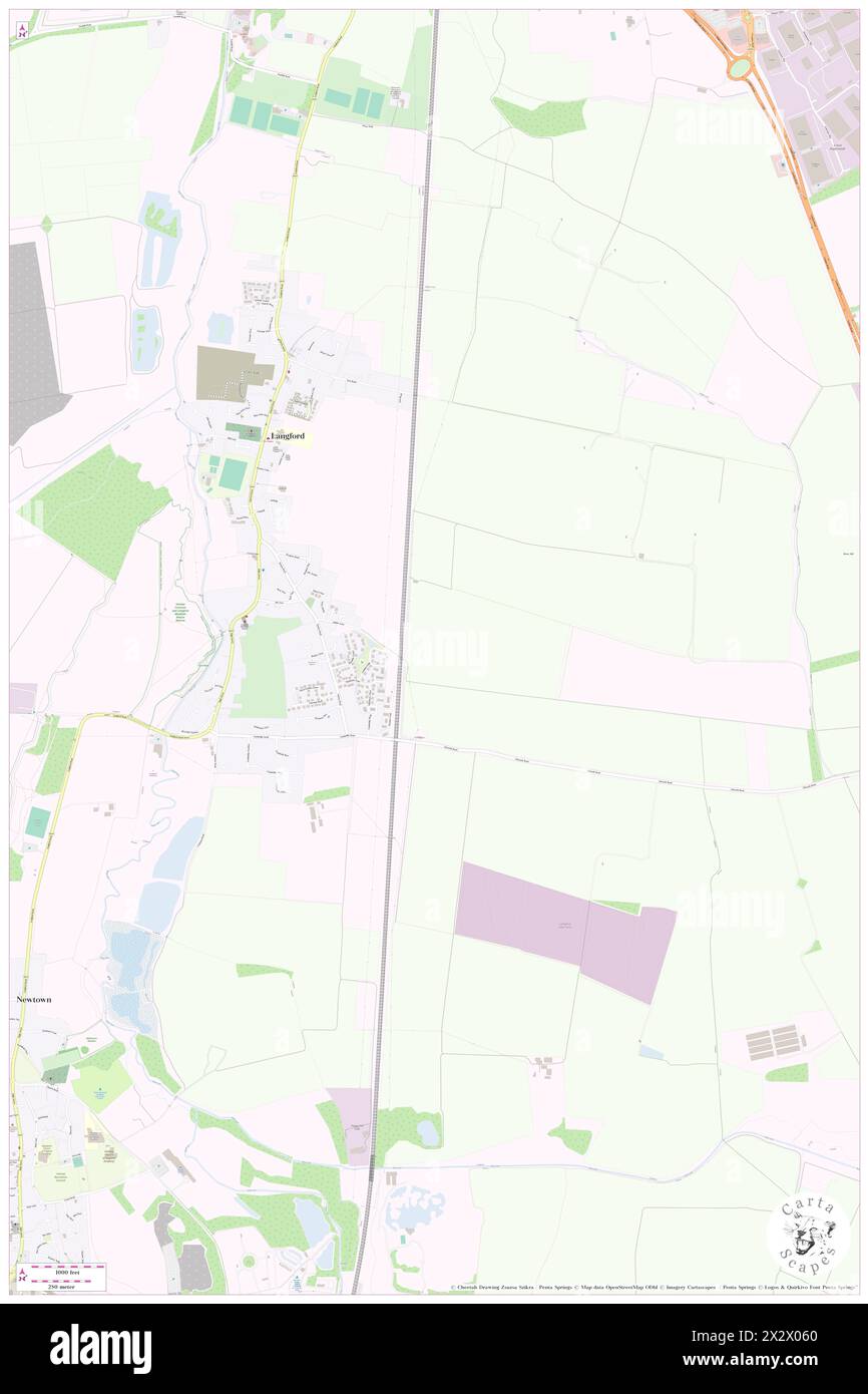 Map of langford hi-res stock photography and images - Alamy