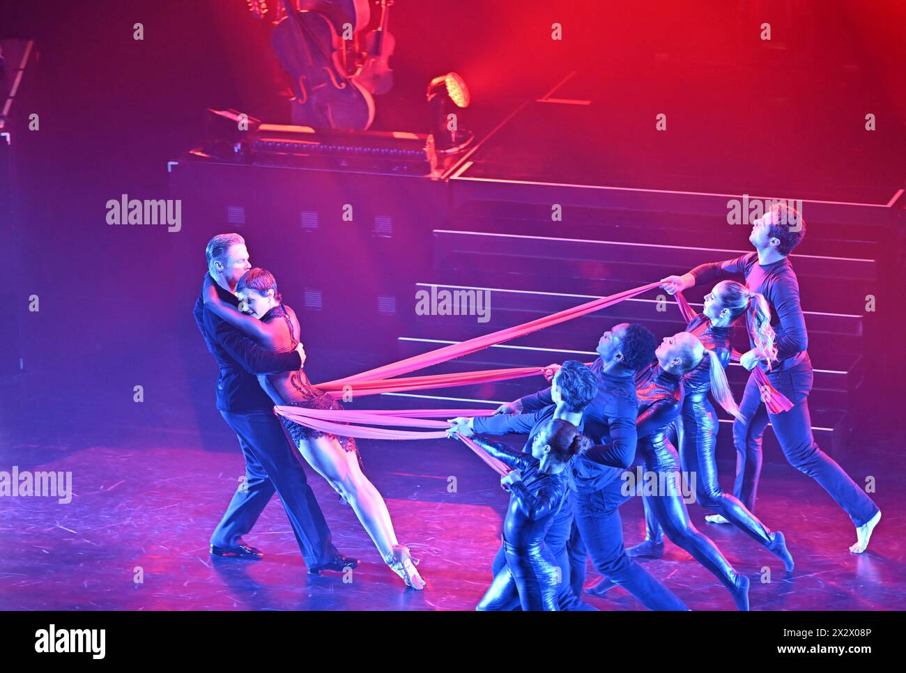 April 22, 2024, Virginia Beach, Virginia, USA: DEREK HOUGH and HAYLEY ...