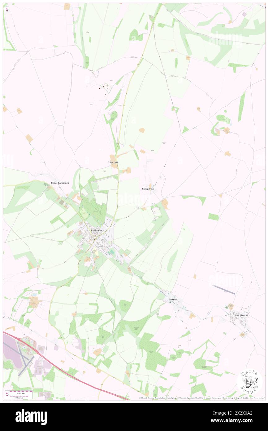 Map of berkshire downs hi-res stock photography and images - Alamy