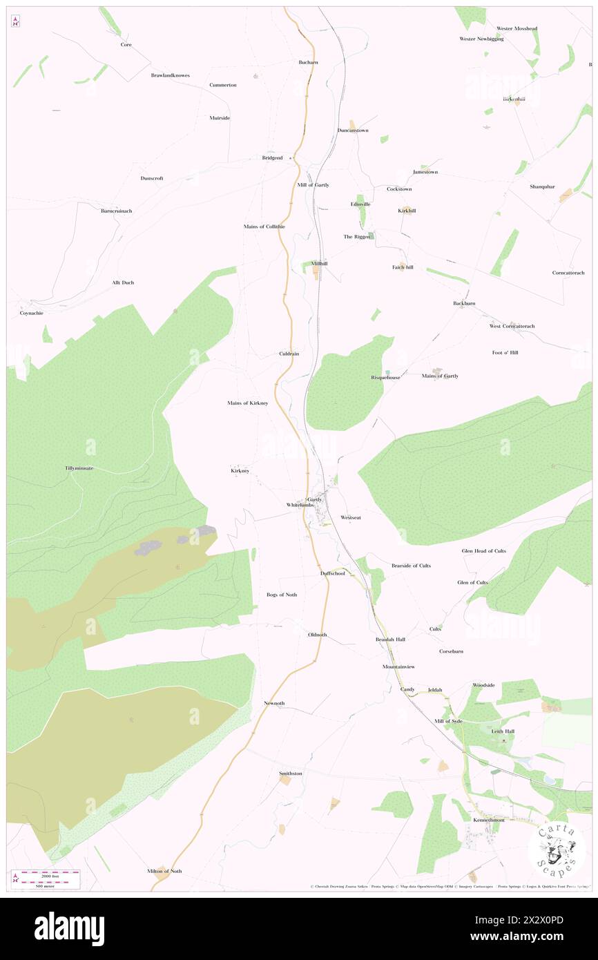 Kirkney Water, Aberdeenshire, GB, United Kingdom, Scotland, N 57 22' 59 ...
