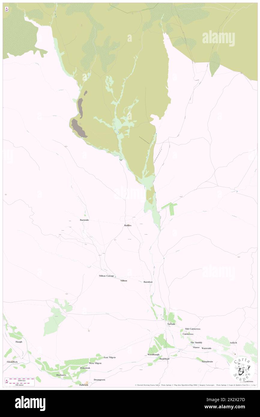 Burn of Keddloch, Angus, GB, United Kingdom, Scotland, N 56 55' 59'', S ...