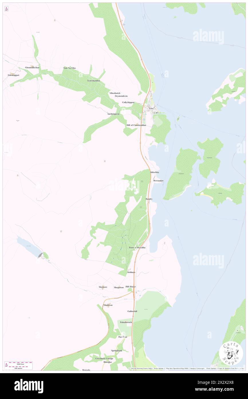 Inchtavannach Channel, Argyll and Bute, GB, United Kingdom, Scotland, N ...