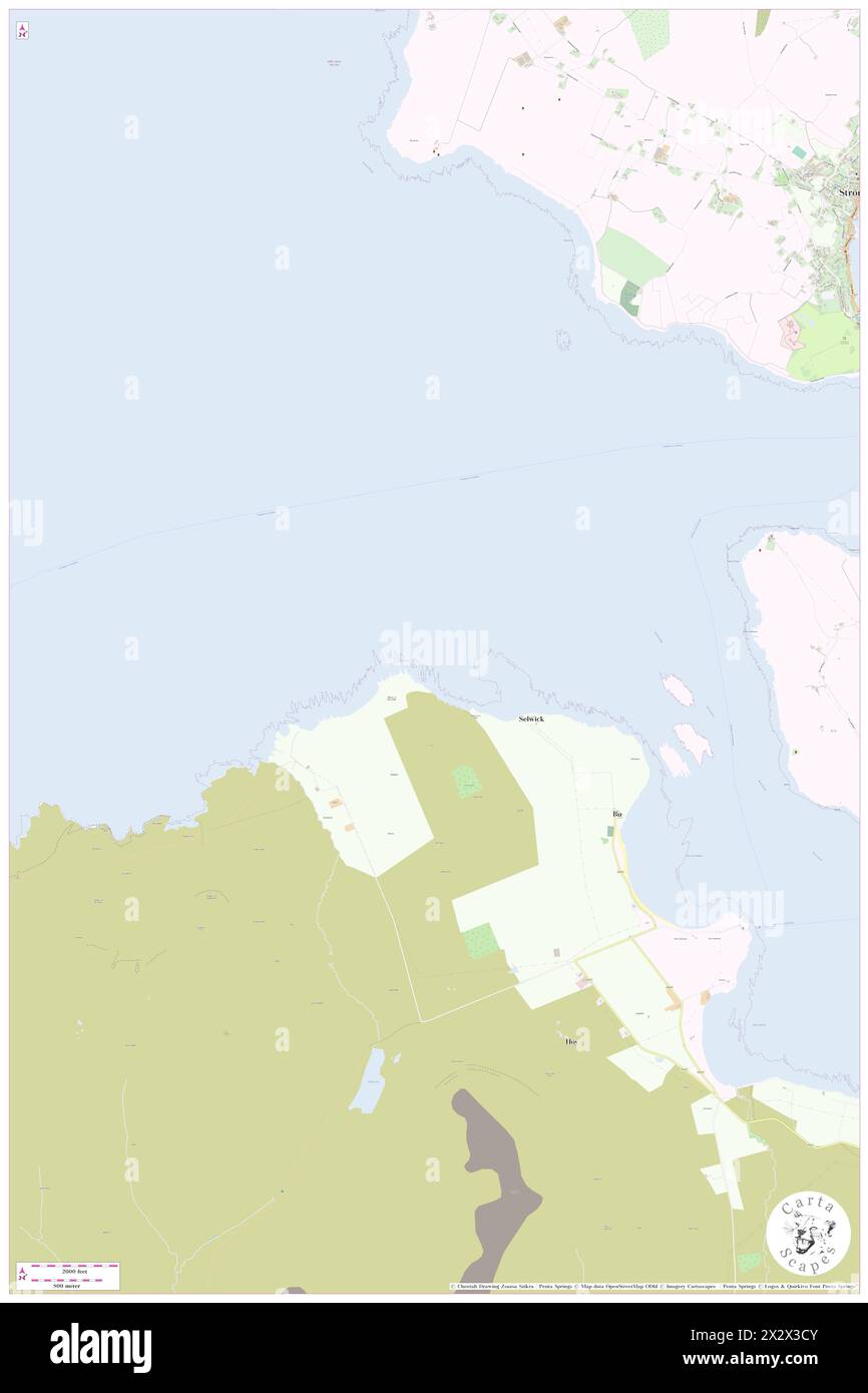 Map of hoy hi-res stock photography and images - Alamy