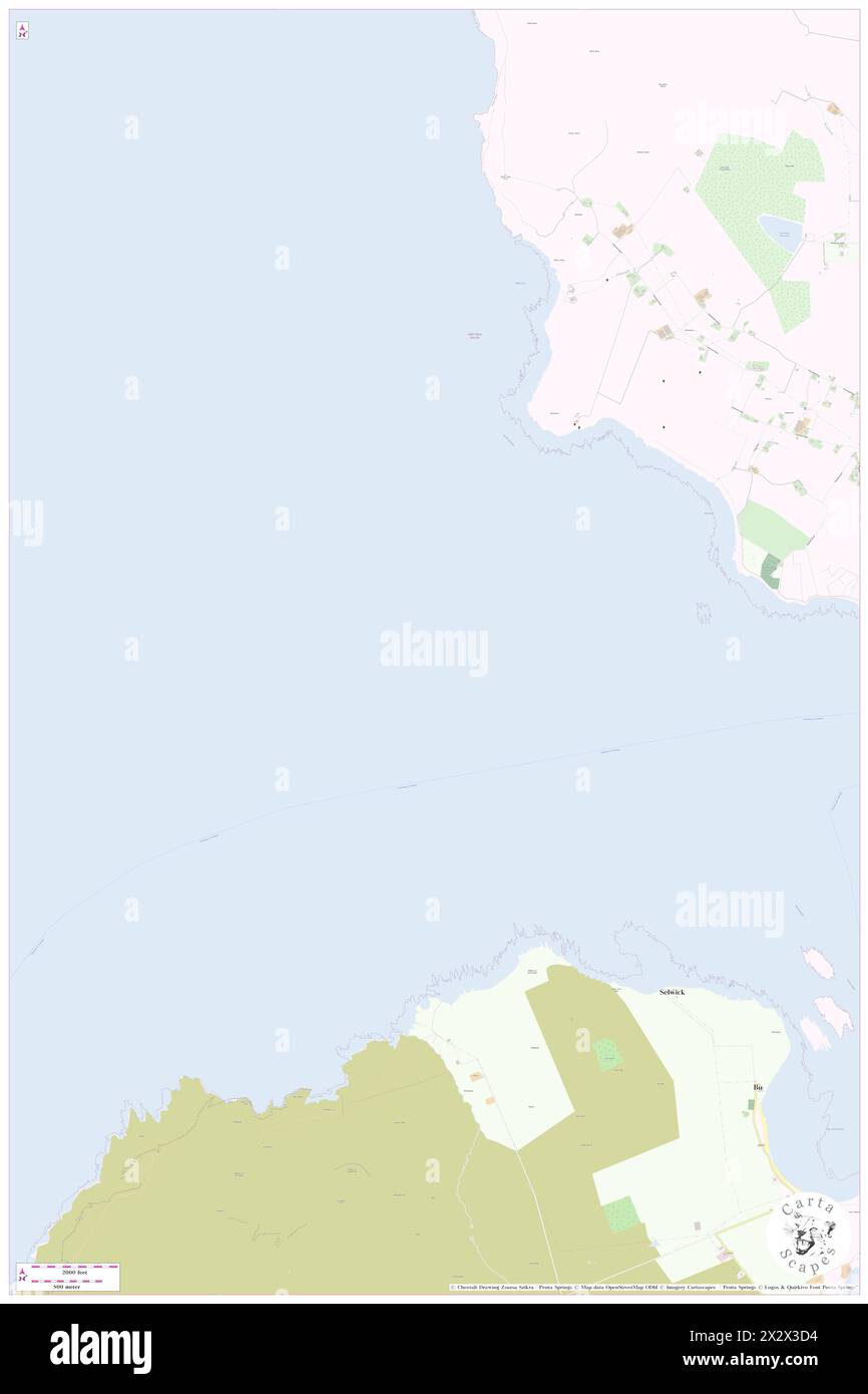 Map of hoy hi-res stock photography and images - Alamy