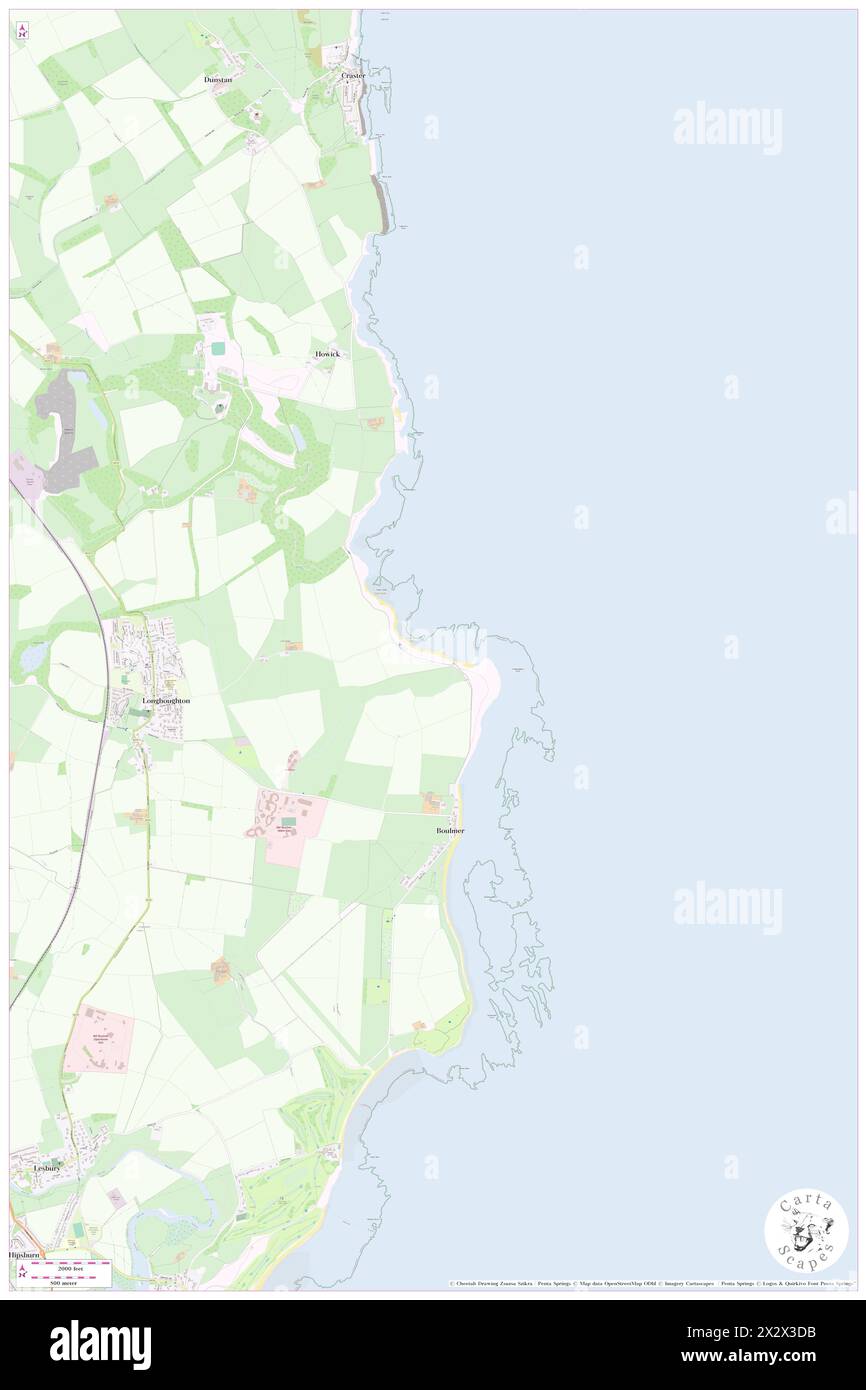 Howick, Northumberland, GB, United Kingdom, England, N 55 25' 59'', S 1 ...