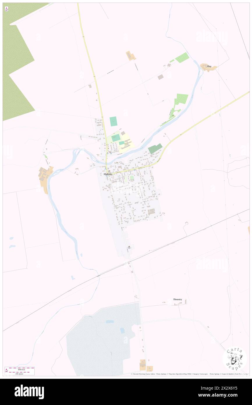 Map of halkirk hi-res stock photography and images - Alamy