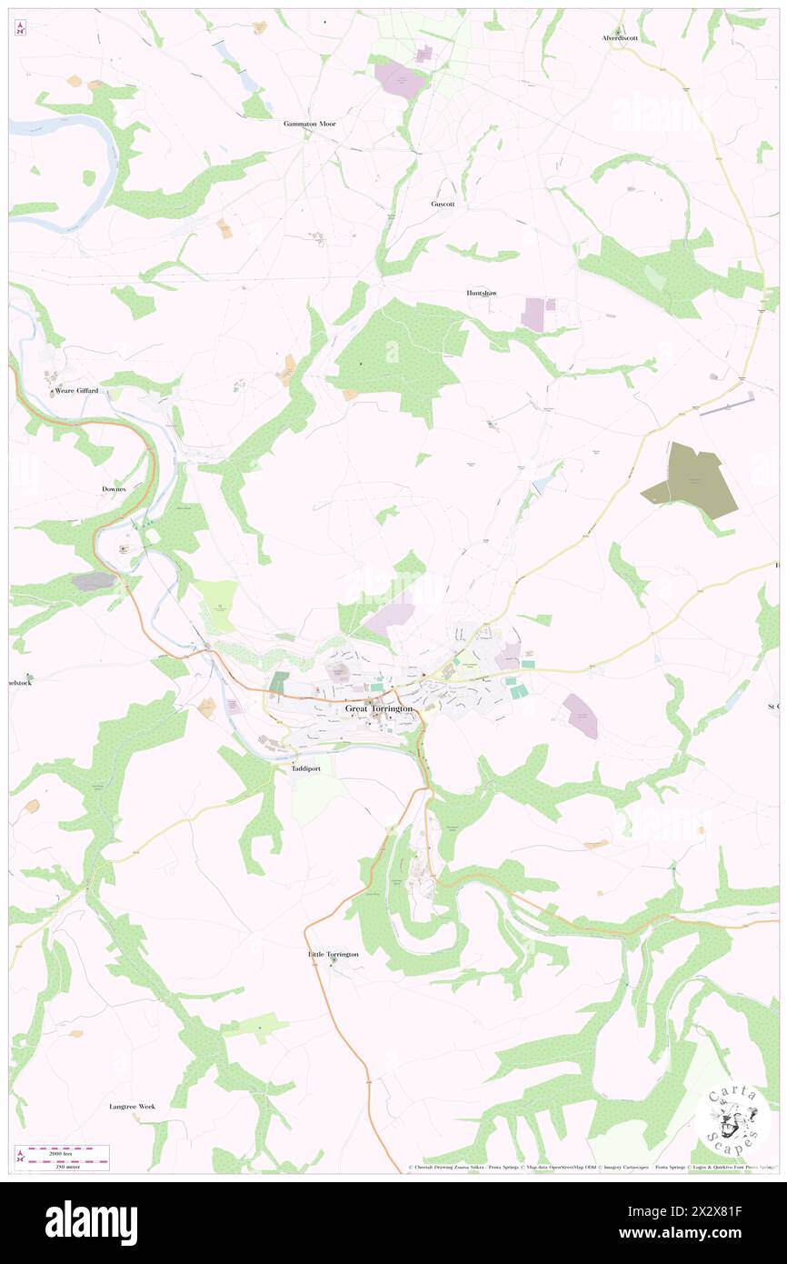 Great Torrington, Devon, GB, United Kingdom, England, N 50 57' 11'', S ...