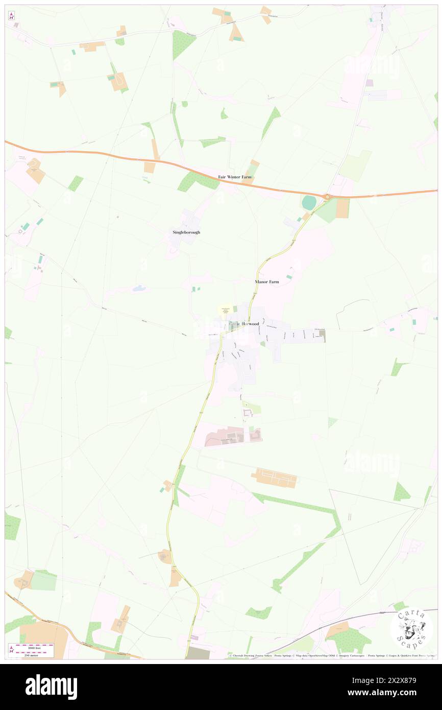 Great horwood map hi-res stock photography and images - Alamy