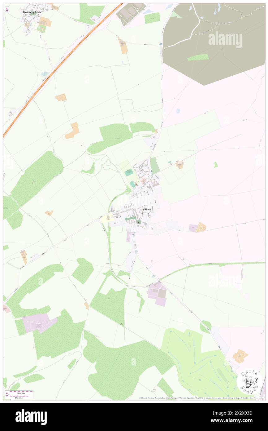Map of gotham hi-res stock photography and images - Alamy