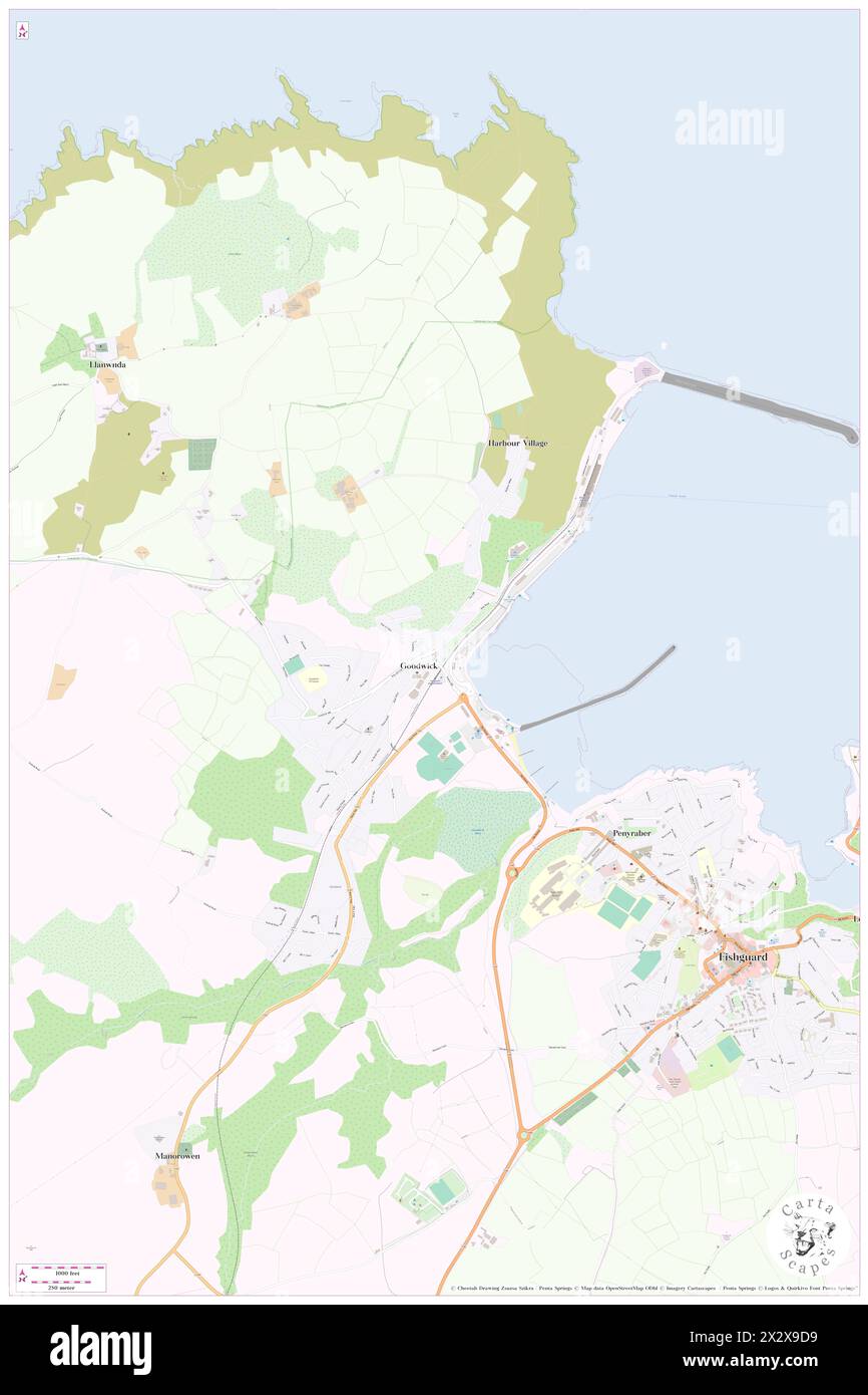 Goodwick, Pembrokeshire, GB, United Kingdom, Wales, N 52 0' 17'', S 4 ...
